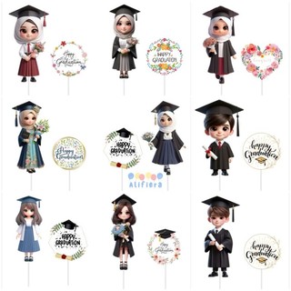 Happy Graduation Cake Topper/Graduation Bouquet Topper/Graduation ...