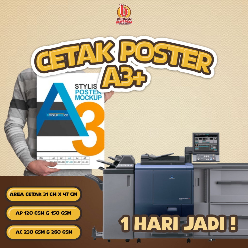 Printing A3+ FULL COLOR EVERYDAY / POSTER PRINTING / ART PAPER PRINTING ...