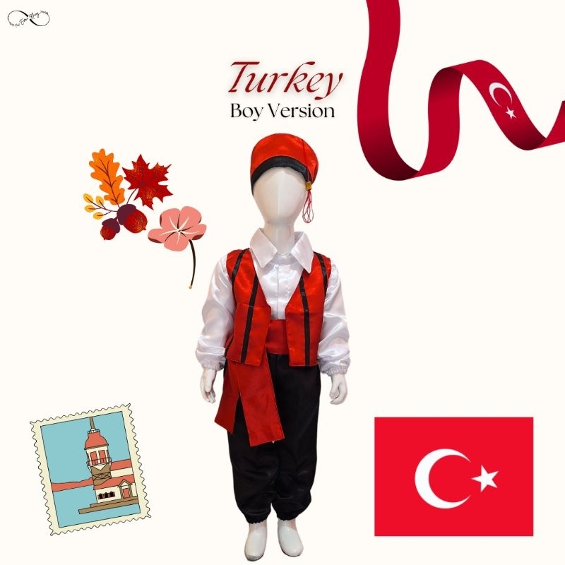 Turkish Costume for Boys and Adults | Turkey Traditional Costume for ...