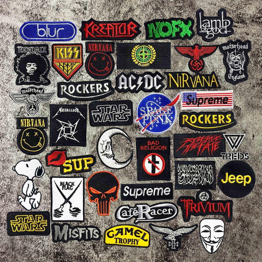 Sewing Embroidery PATCH Small EMBLEM PATCH Music BAND (Unit) | Shopee ...