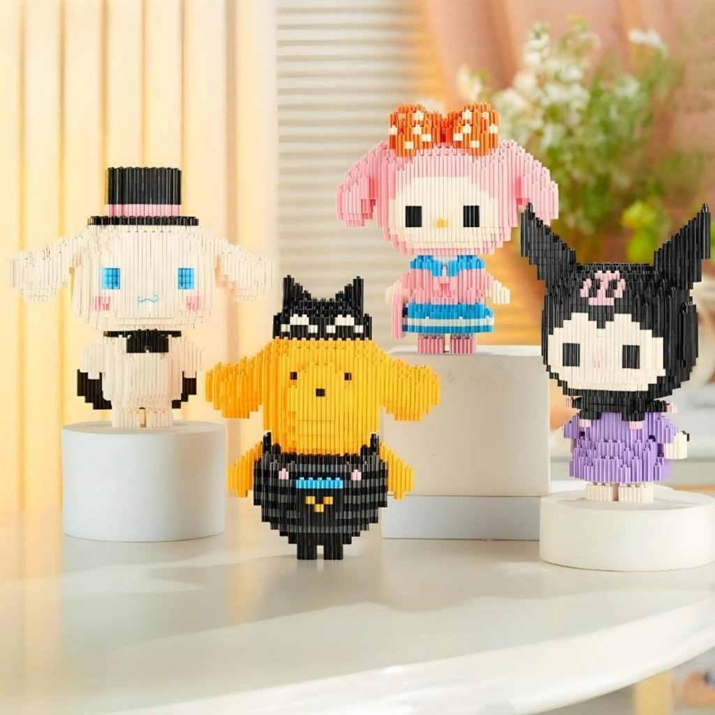 Nano Blocks Sanrio 3D Model, Cartoon Character DIY Construction Brick Toy | Shopee Malaysia