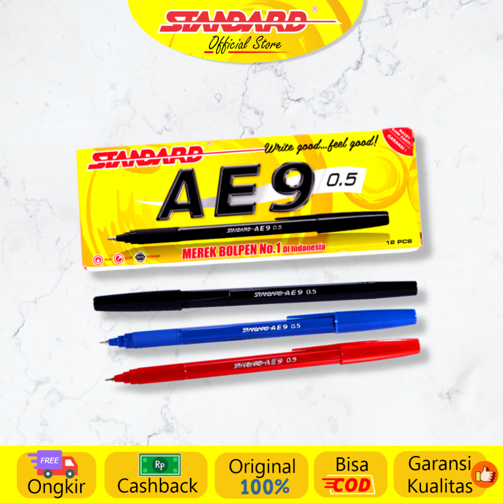 Standard - Pen AE9 0.5 (Stationery/Pen/Ballpoint/Pen) | Shopee Malaysia