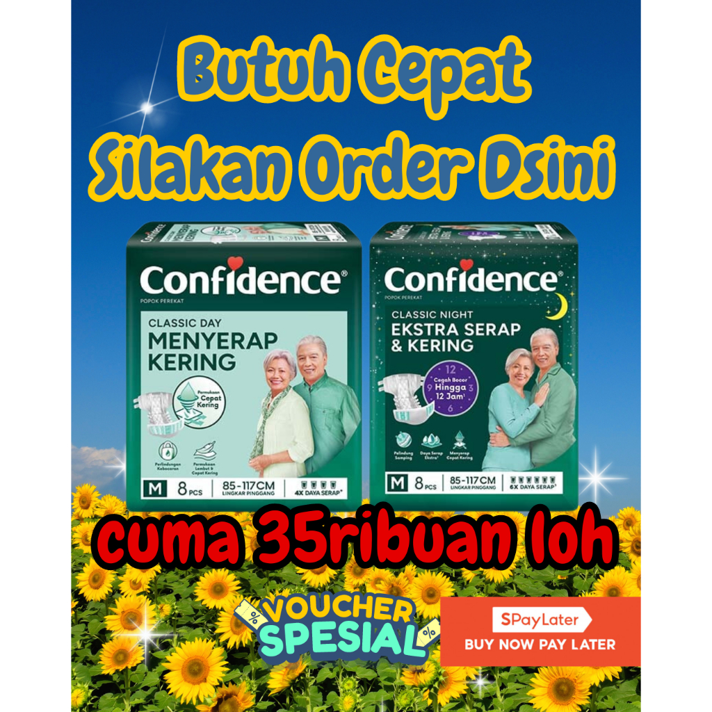 Pempes Confidence Classic Day /Night M, L, XL Adhesive Adult Diapers ...
