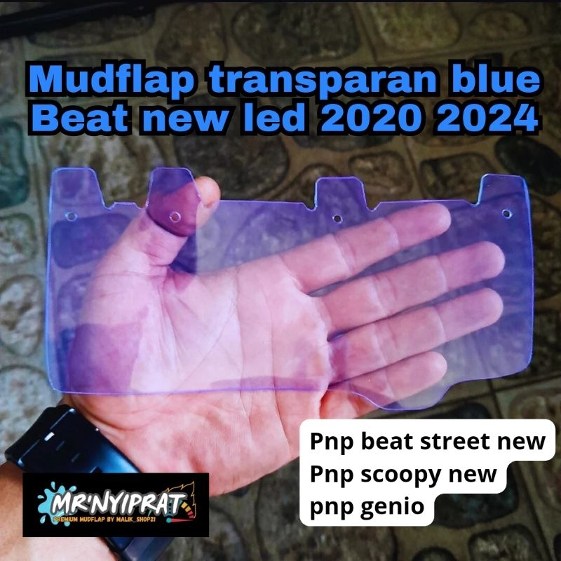 MUDFLAP TRANSPARENT BLUE BEAT NEW BEAT DELUXE GENIO SECOOPY NEW BEAT ...