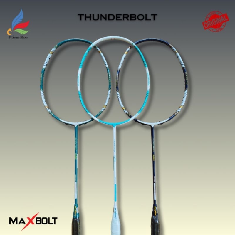 Original Maxbolt Thunderbolt 35 Lbs Badminton Racket | Shopee Malaysia