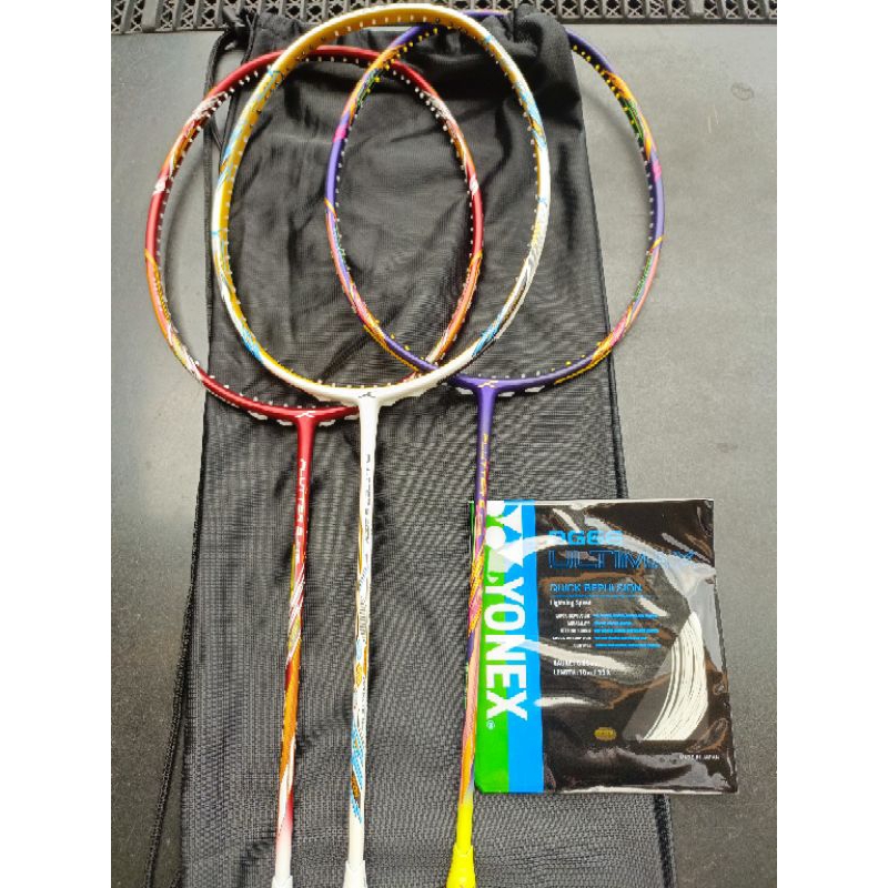 Badminton Racket HUNDRED FLUTTER S CONTROL/ZOOM/ATTACK ORIGINAL ...