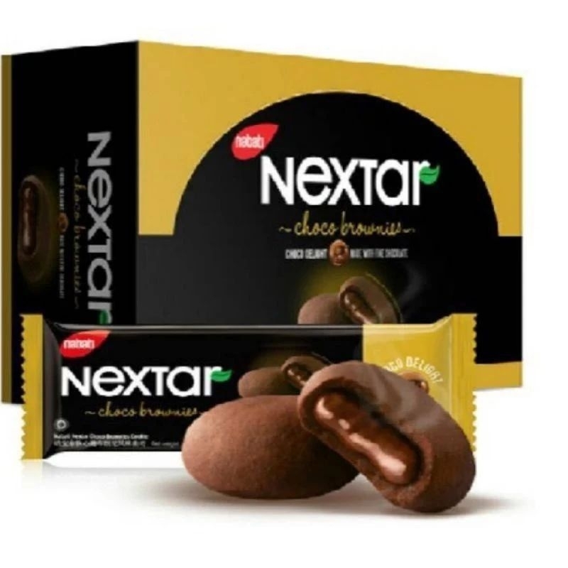 Nabati Nextar chocolate brownies 1 box contains 10 pineapple chocolate ...