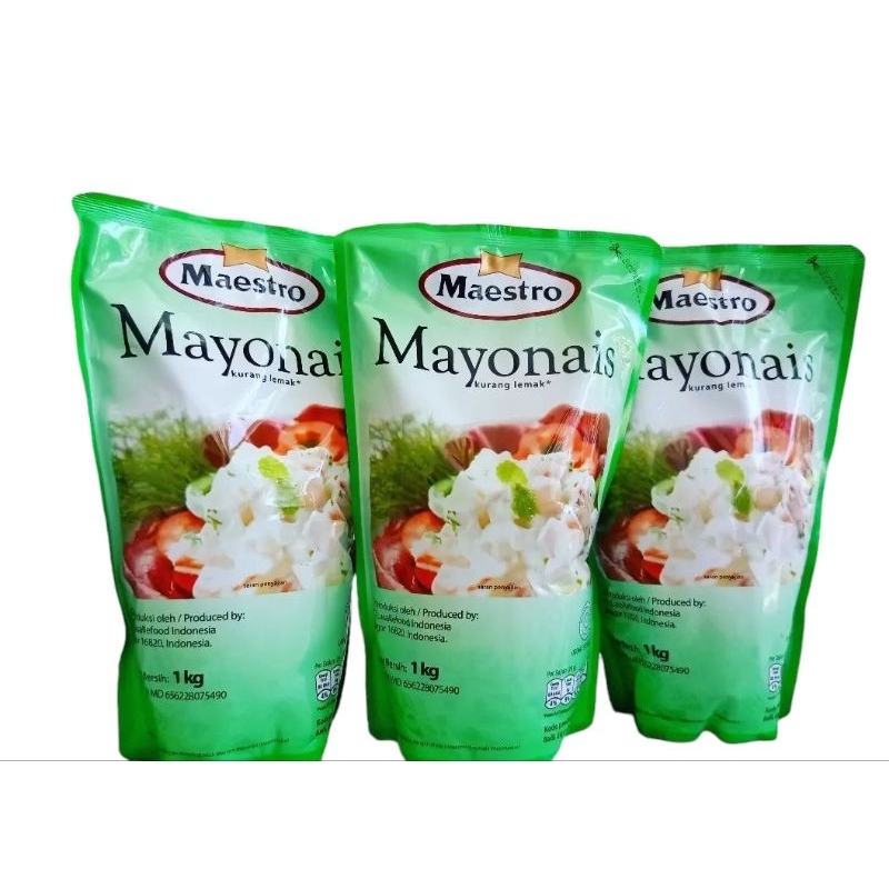Maestro Mayonnaise uk. 1 kg, Mayonnaise maestro 1 kg | Shopee Malaysia