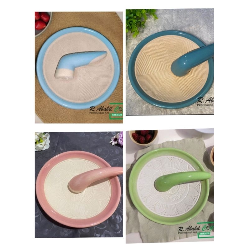 Aesthetic Ceramic Cowek | Cobik grind set | Shopee Malaysia