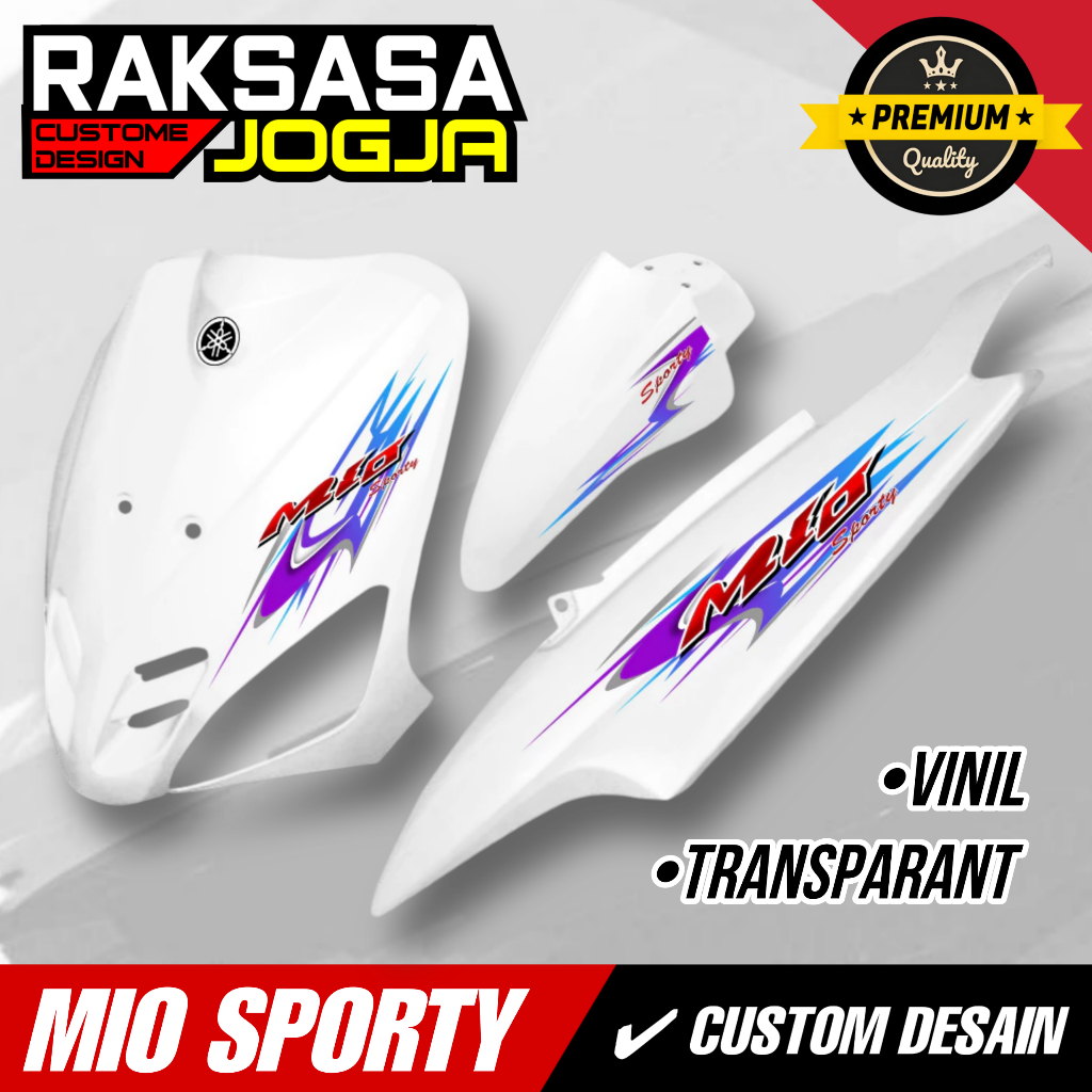 Mio SPORTY CUSTOM STRIPING Variations PREMIUM QUALITY 100% Durable Sharp Color/Cool Modification ...