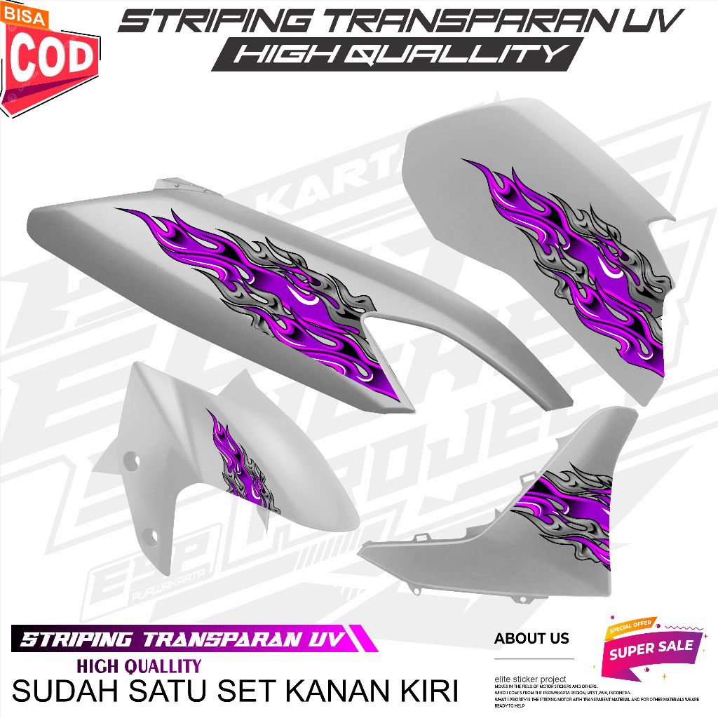 Striping Transparent Variations YAMAHA NMAX NEW 2020 STICKER Latest ...