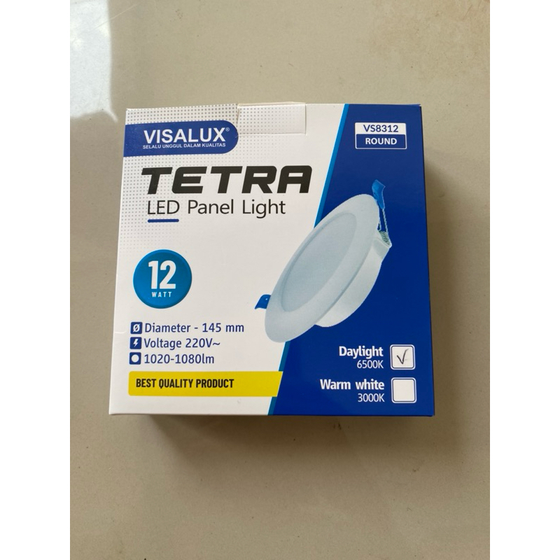 Led Panel Inbow Ceiling Downlight 144mm Visalux Tetra VS8312 12Watt ...