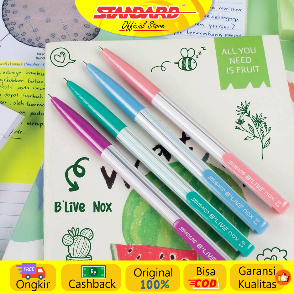 Standard - Blive Nox 0.3 Pen (Stationery / Pen / Ballpoint / Pen) | Shopee Malaysia