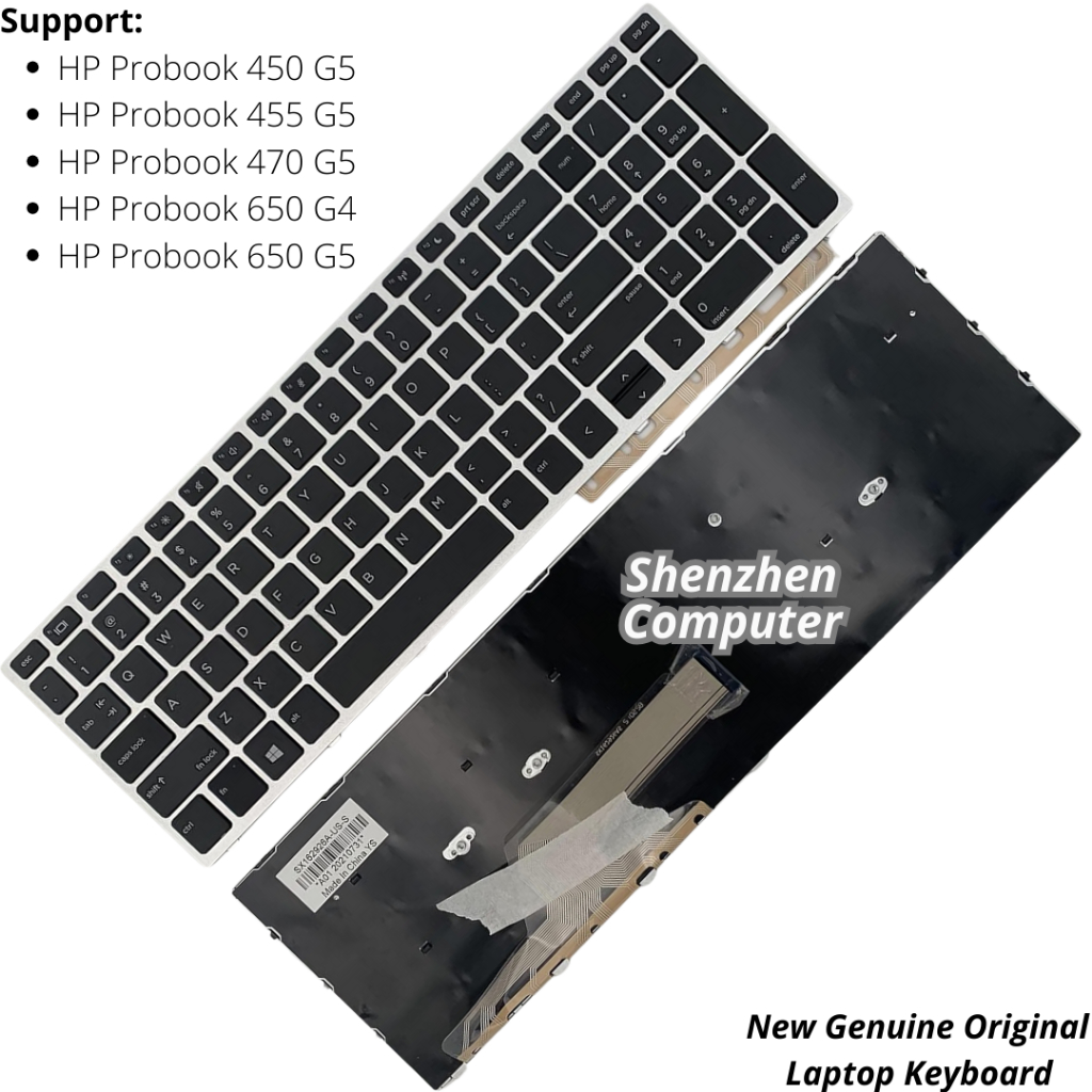 Hp Probook 450 455 470 650 G4 G5 Keyboard original new | Shopee Malaysia