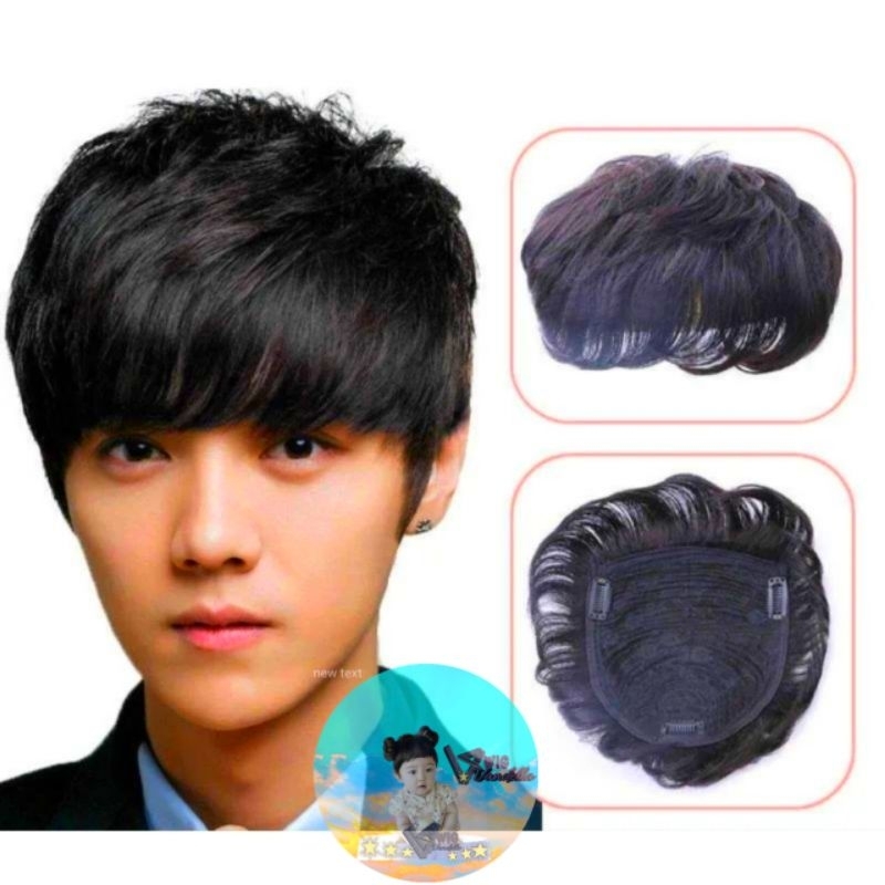 Botak COVER FAKE HAIR / TOUPEE / MEN'S BOTAK COVER | Shopee Malaysia