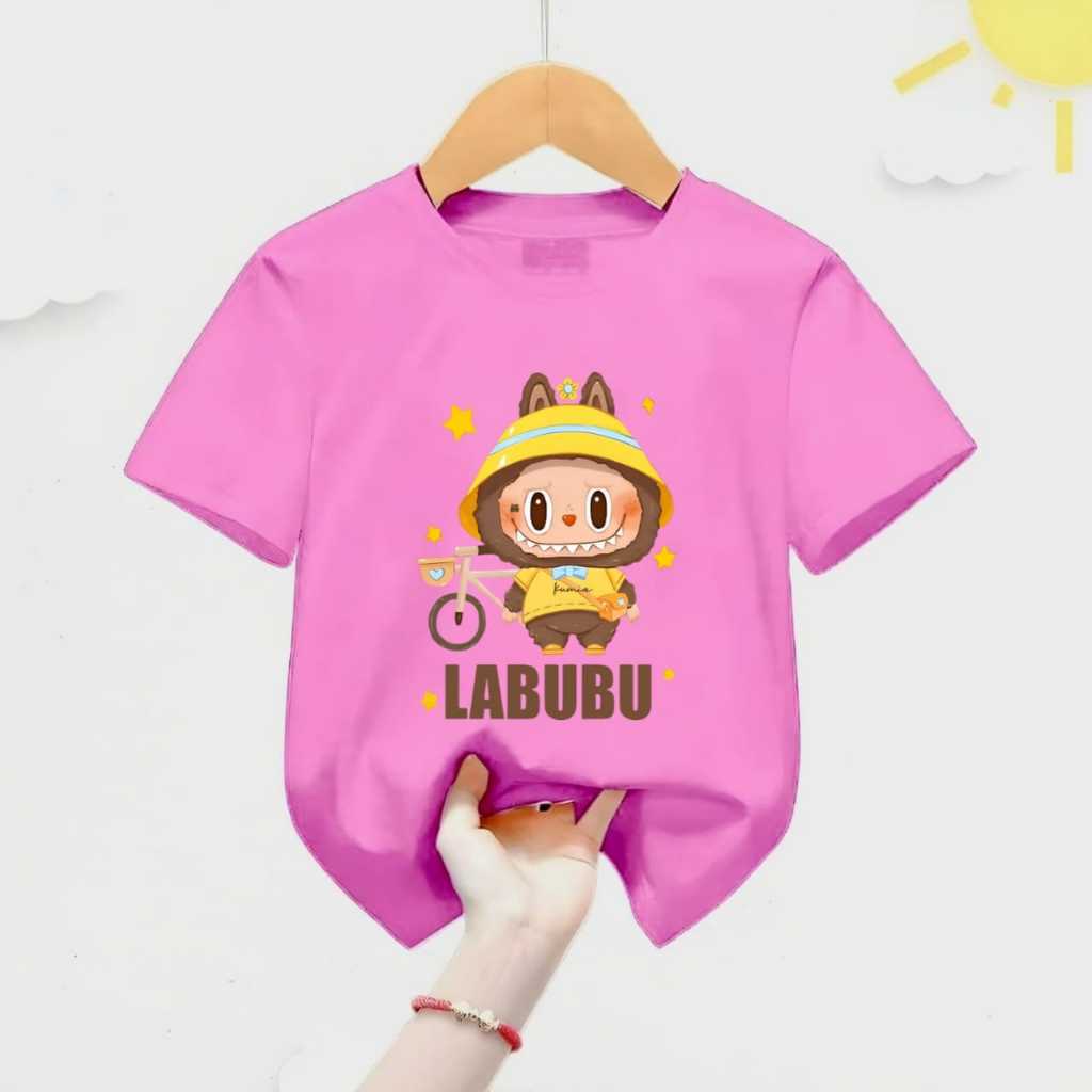 Labubu T-shirt Tops for Boys and Girls Ages 1-12 Years | Shopee Malaysia