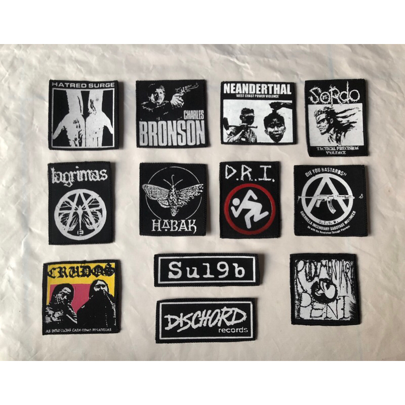 Emblem / punk patch / hardcore / powerviolance | Shopee Malaysia