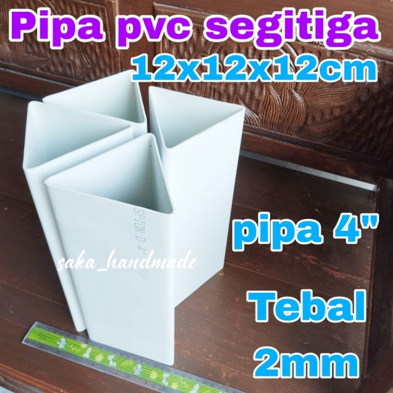 4" Triangle/PVC Pipe 2mm Thick | Shopee Malaysia