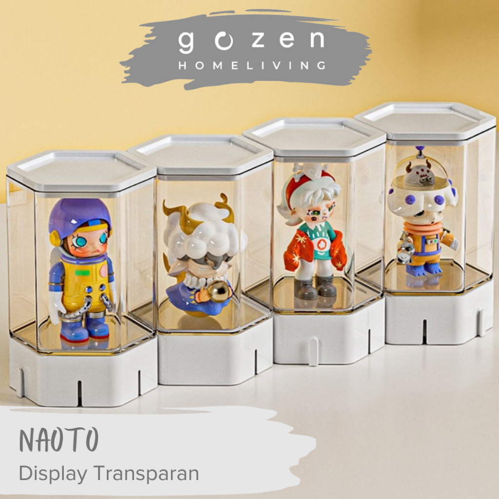 |Gozen| Naoto Stackable Toy Organizer Aesthetic Toy Display Box Popmart ...