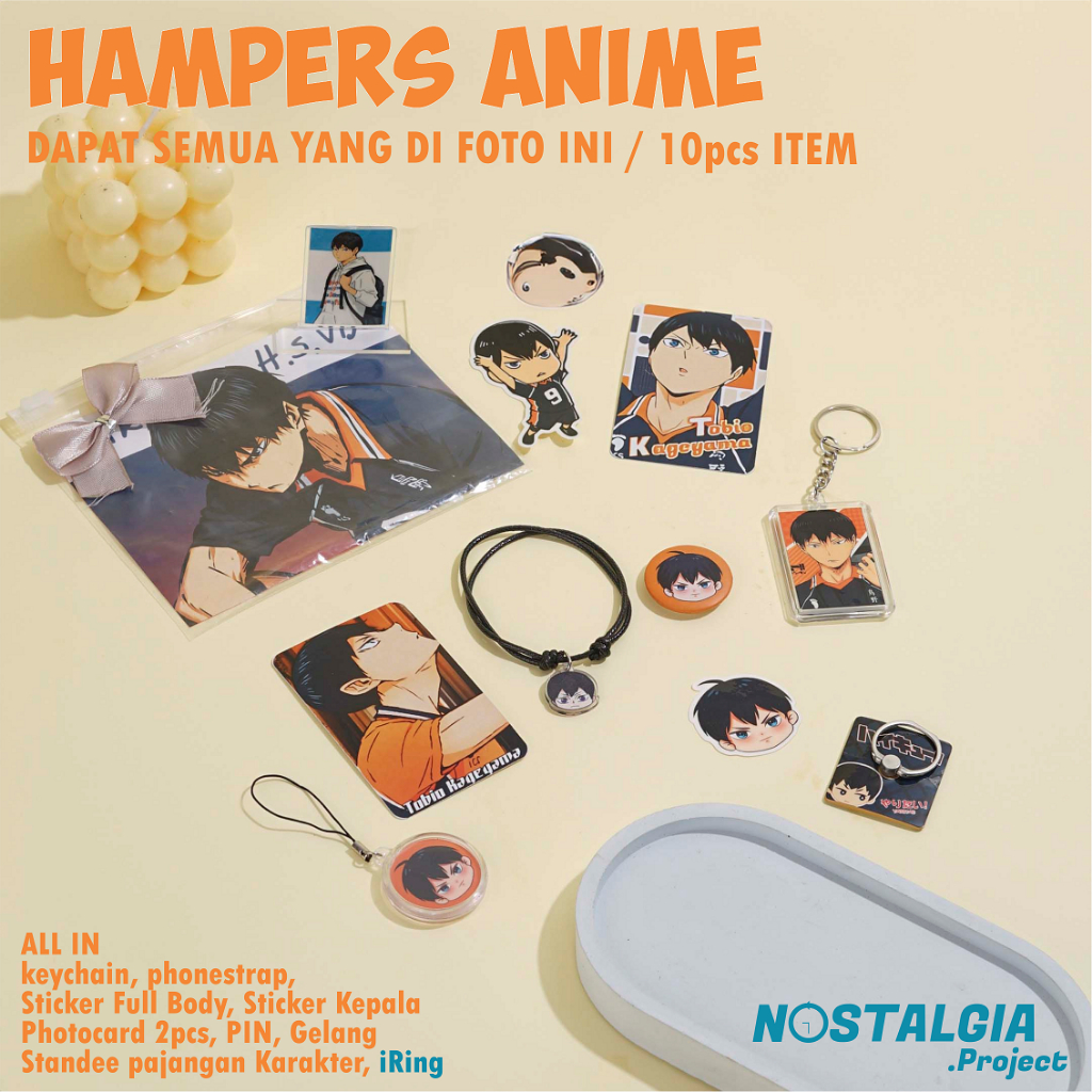 Haikyuu Anime Aesthetic Hampers - Hinata Birthday Gifts - Kageyama ...