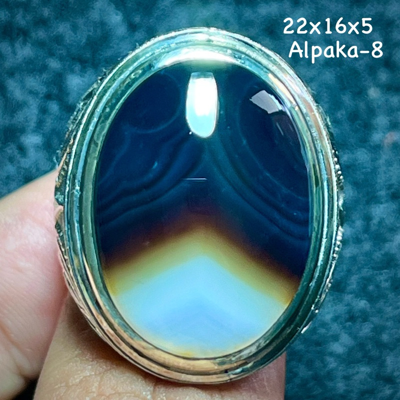 Sulaiman Junder Natural Agate Ring (Original Natural) | Shopee Malaysia