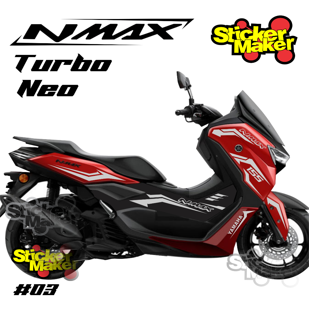 Sticker cutting nmax turbo trim striping nmax neo sticker cutting trim ...