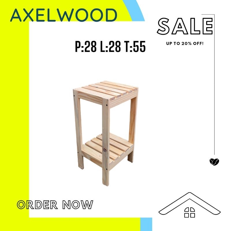 KAYU Gallon rack/dispenser rack/multipurpose rack/wooden rack/stacking ...