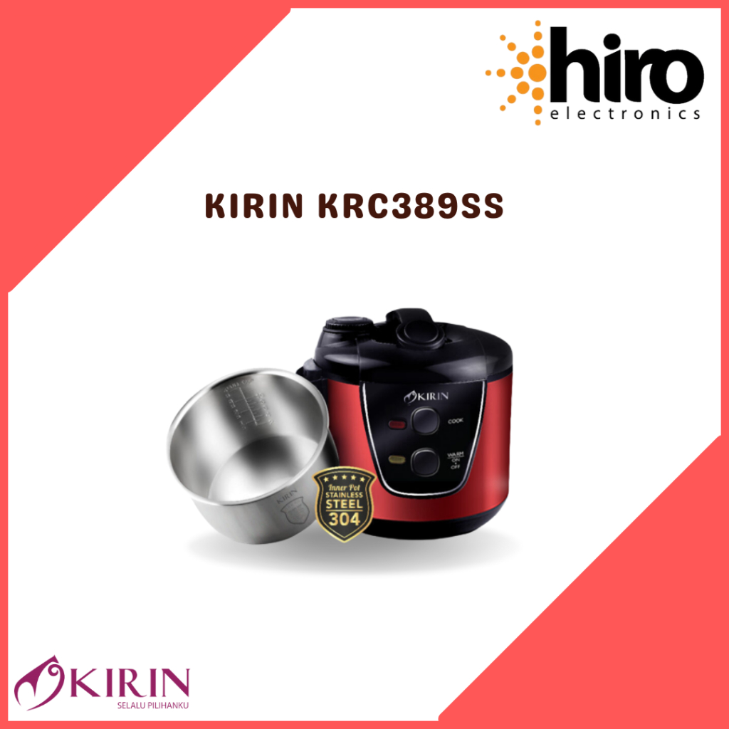 Magiccom KIRIN 3IN1 CAPACITY 2L KIRIN STAINLESS PAN KRC389SS | Shopee ...