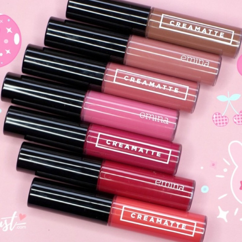EMINA Creamatte Lip Cream Matte Finish | Shopee Malaysia