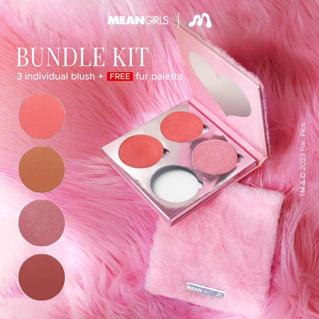 Mad x Mean Girls Limited 3+1 Blush Bundle Kit (Free Fur Palette ...