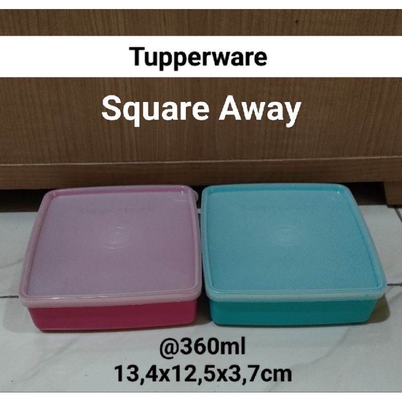 Tupperware Square Away / 360ml Dining Place 1 Set | Shopee Malaysia