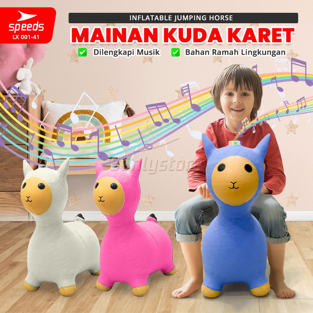 Speeds Rubber Jumping Animal Rocking Horse Toy Inflatable Jumping Horse ...