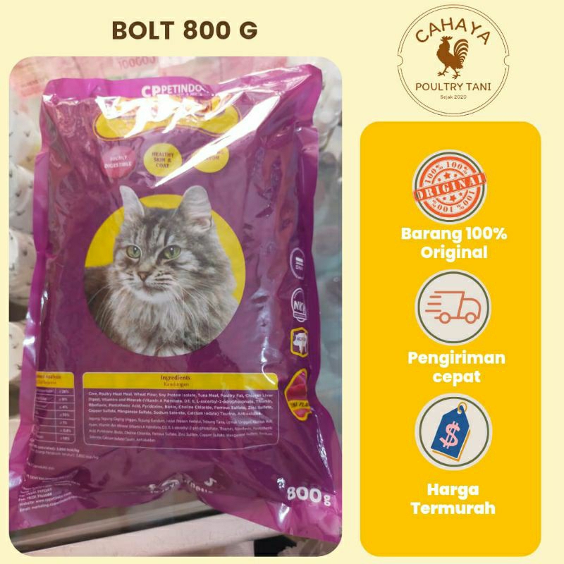 Bolt Fish/Donut Cat Food 800 Grams (New Packaging) | Shopee Malaysia