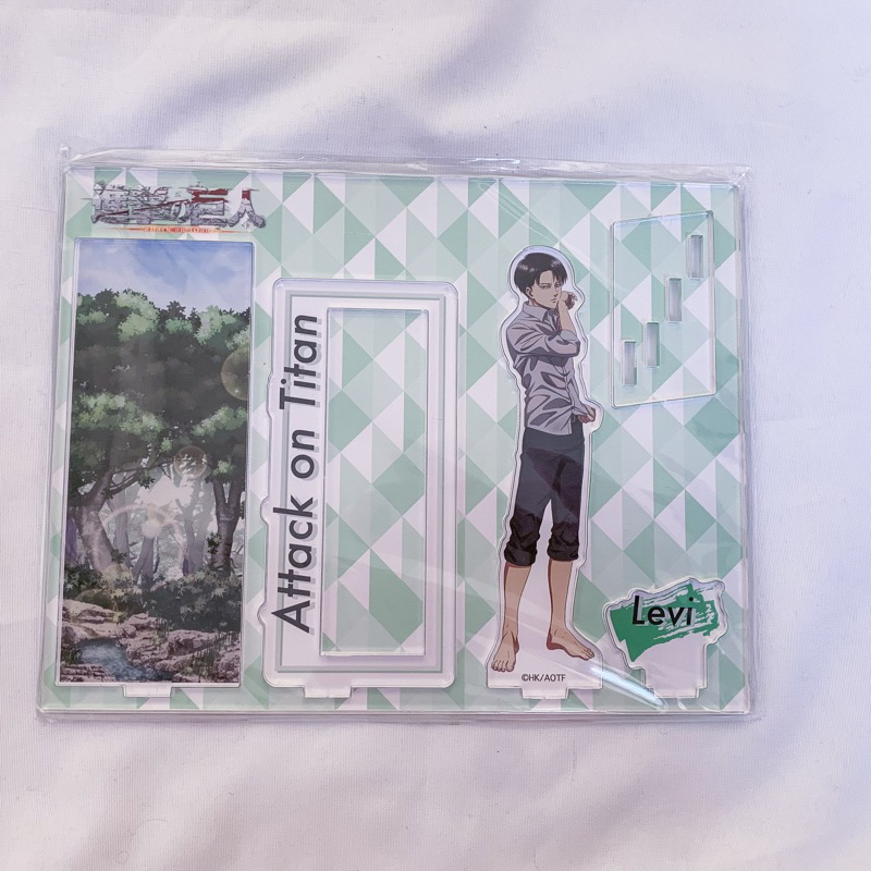 Standee Acrylic Levi Ackerman Treevillage Diorama AOT Attack On Titan ...