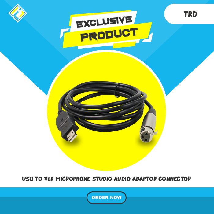 Usb to XLR Microphone Studio Audio Connector Adapter | Shopee Malaysia