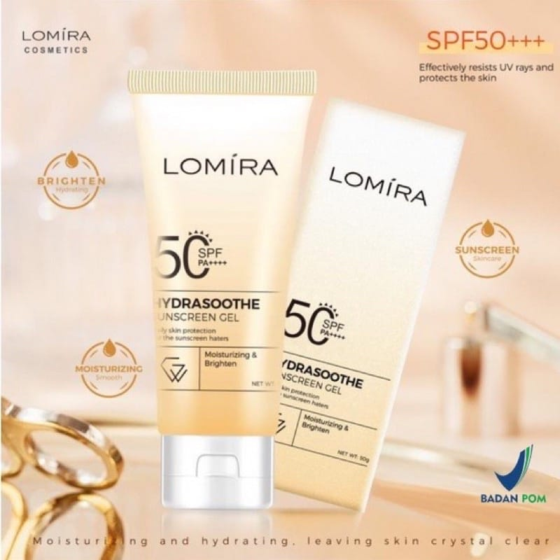 Lomira Hydrasoothe Sunscreen Gel SPF 50 PA++++ 50ml | Shopee Malaysia