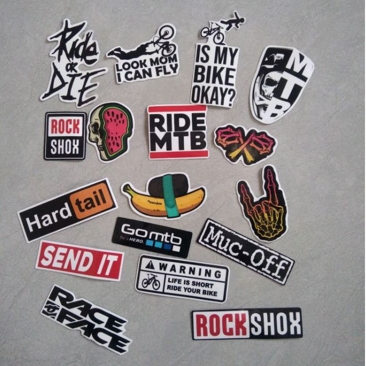Mtb mountain bike sticker pack | Shopee Malaysia