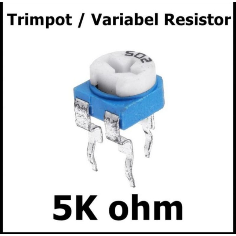 10 pcs Trimpot 5 kilo ohm Variable Resistor VR 502 Trimmer | Shopee ...