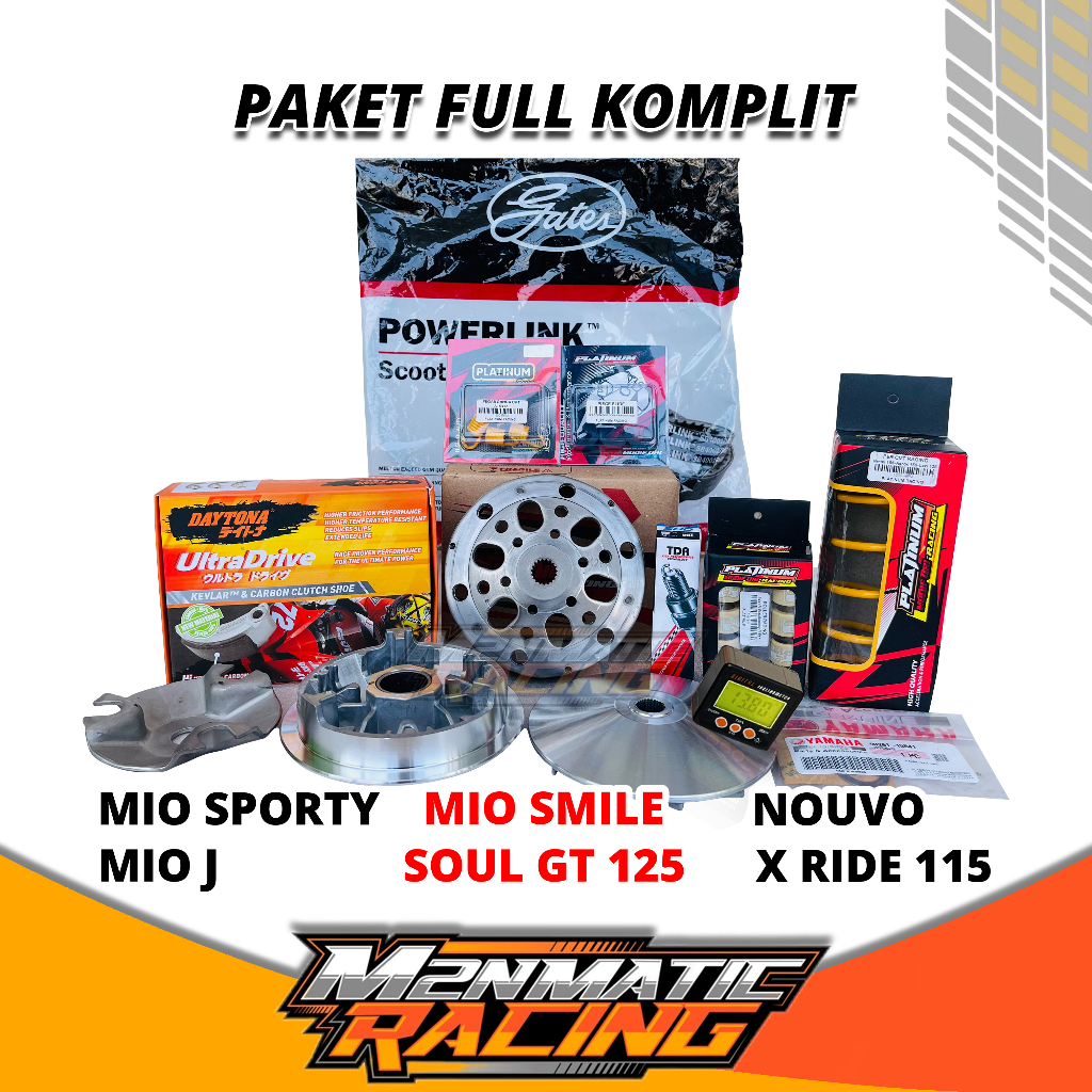 Full Complete CVT Package MIO J Complete UPGRADE MIO Carburetor PULLEY ...