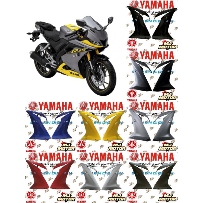 Yamaha R15 VVA front fairing wings right and left original pair ORI ...