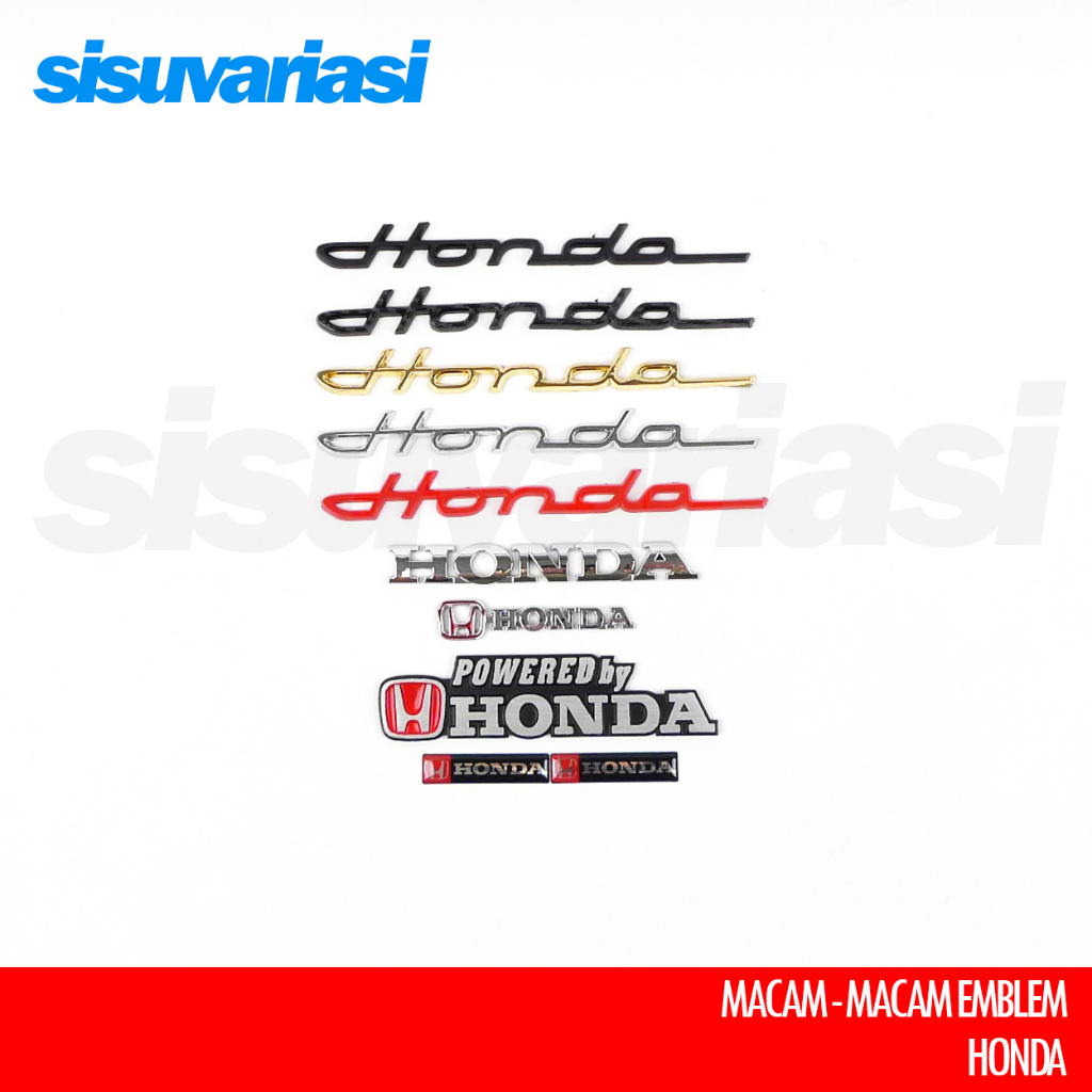Honda Written Car Emblem Accessories | Shopee Malaysia