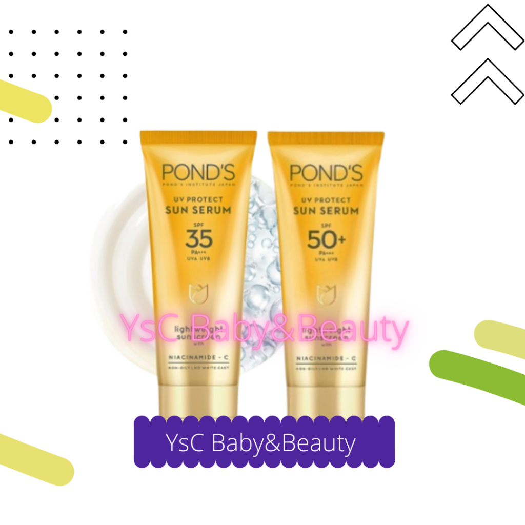 Pond'S UV Protect Sun Serum Spf 50+ / SPF35 PA++++ UVA UVB Lightweight ...