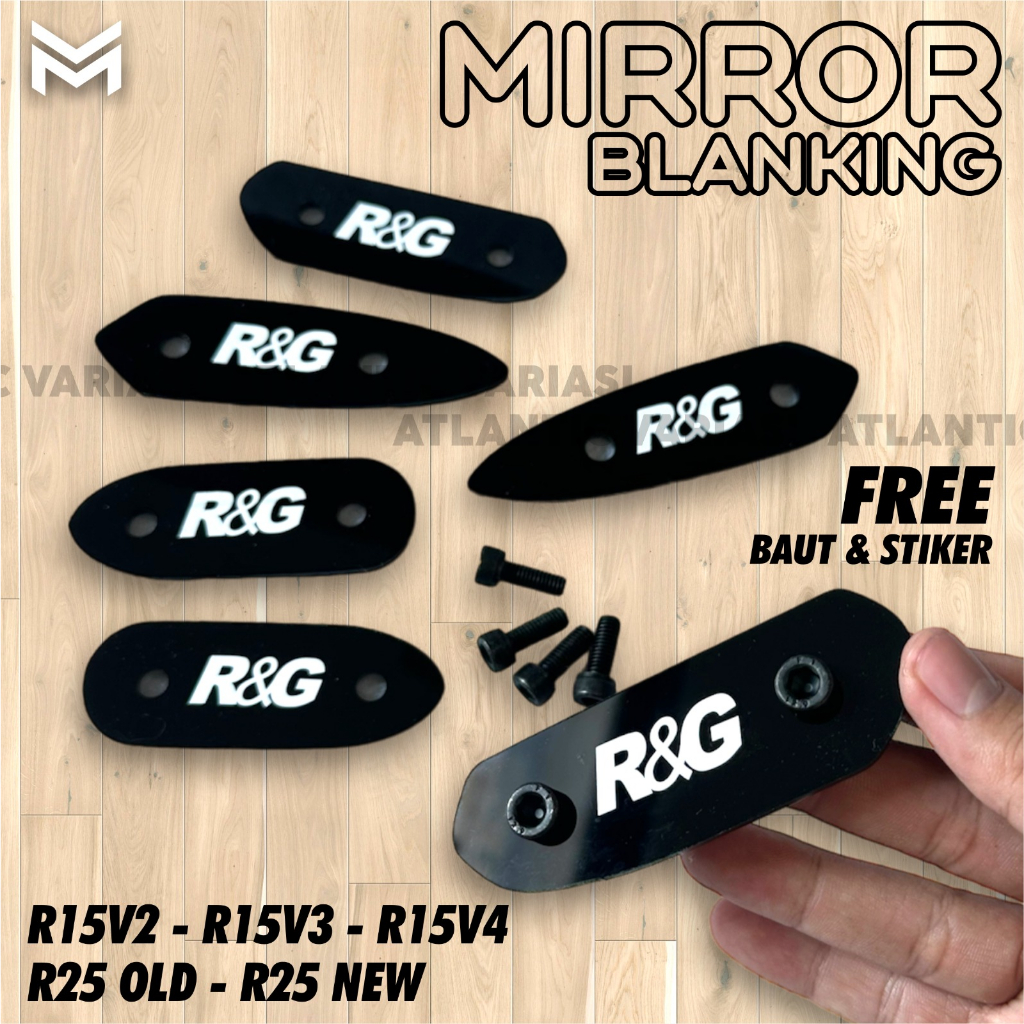 Mirror BLANKING Motorcycle MIRROR COVER R15V3/R15V4/R25 NEW MIRROR ...