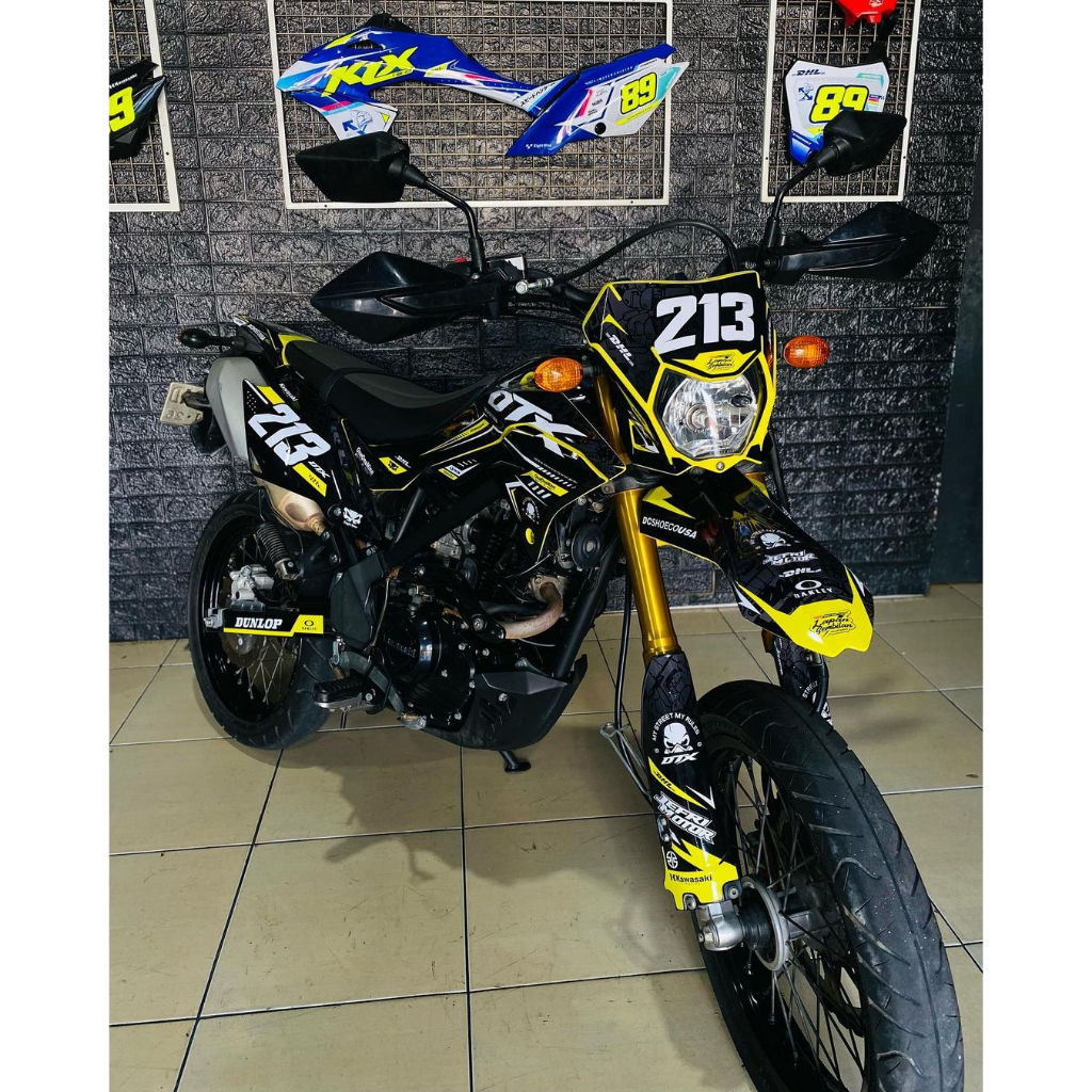Decal/stickerd'tracker/ WR155/Gordon//CRF 150L /KLX BF full body Etc ...