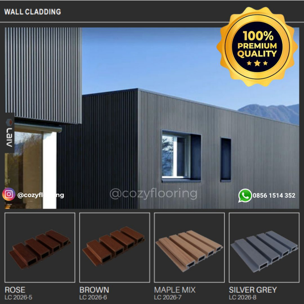 KAYU Wall cladding laiv Wood wall wpc wall panel outdoor indoor ...