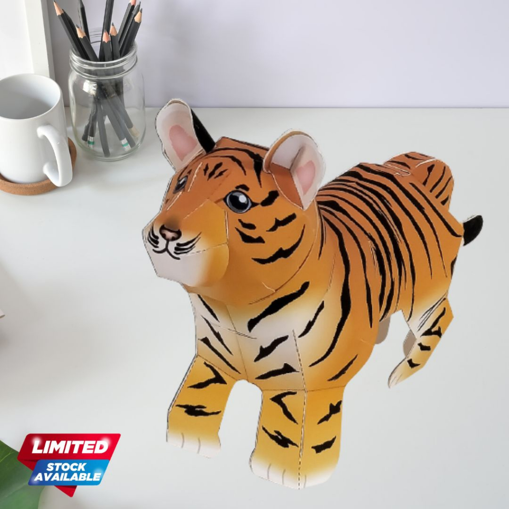 (DIY) Siberian Tiger (Siberian Tiger) Papercraft - Animal Paper Craft ...