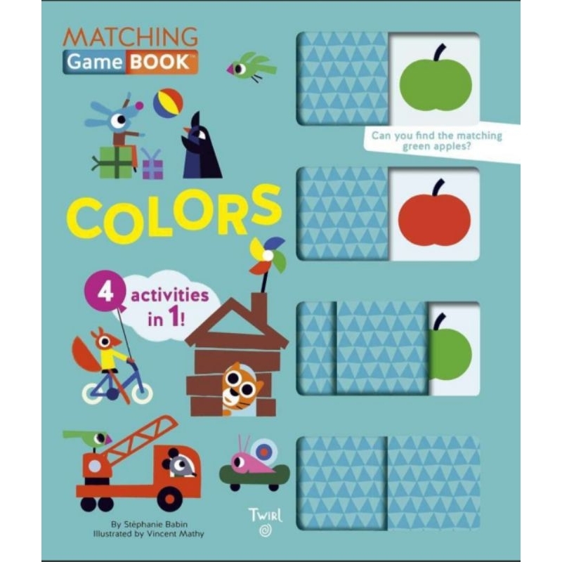 Twirl Matching Game Book Colors | Shopee Malaysia