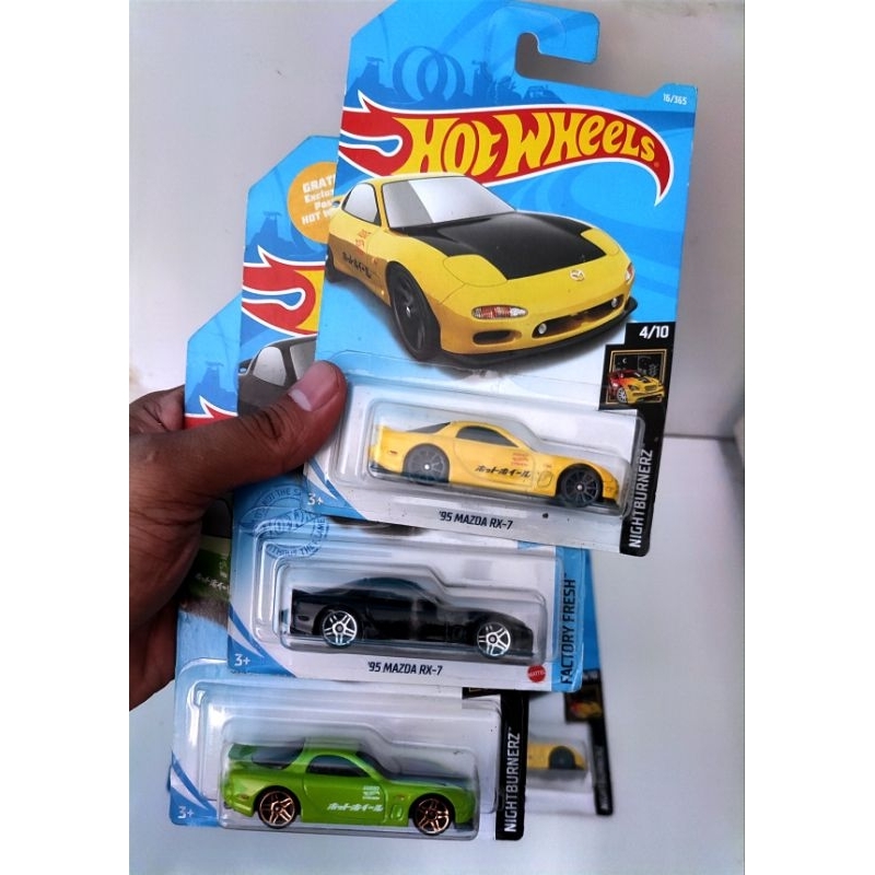 Hotwheels MAZDA RX7 RX7 MADMIKE HW TURBO NIGHTBURNERZ | Shopee Malaysia