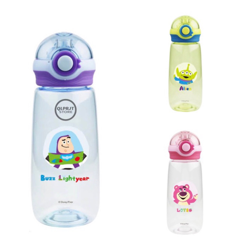 Lotso COOL WATER BOTTLE MINISO ALIEN BUZZ TOY STORY DISNEY COLLECTION WITH HANDLE AND ONE TOUCH ...
