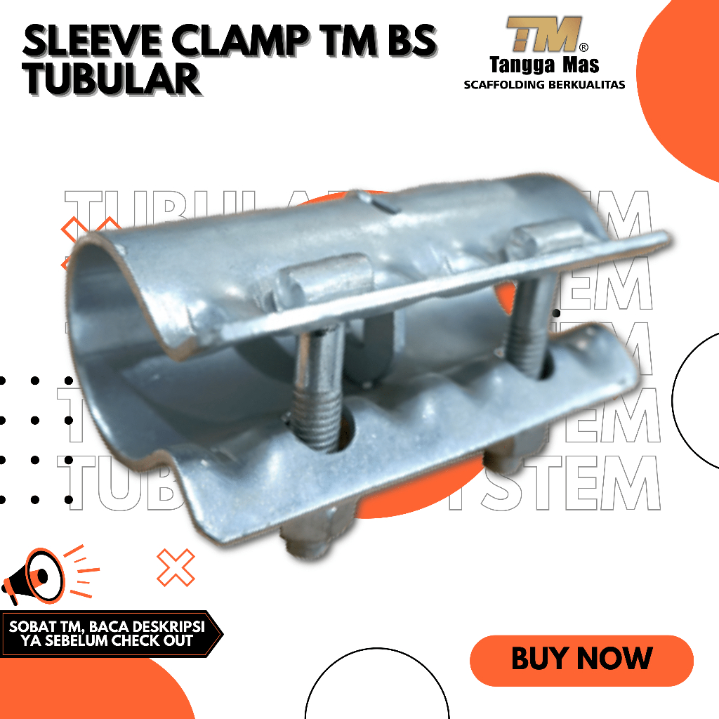 STANDARD BS SLEEVE CLAMP FOR PIPE TYPE SCAFFOLDING TUBULAR SYSTEM ...